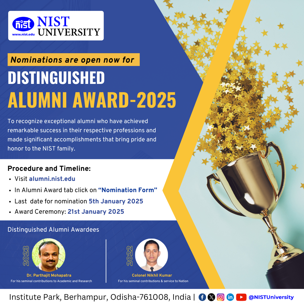 School of Science | NIST University